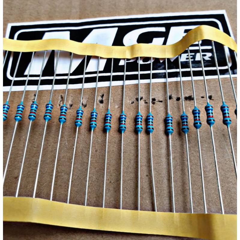 Jual RESISTOR 1/4 watt 1% 27k/56k/1k5/220k/5k6/100k/68k/47 r/100r/330r ...