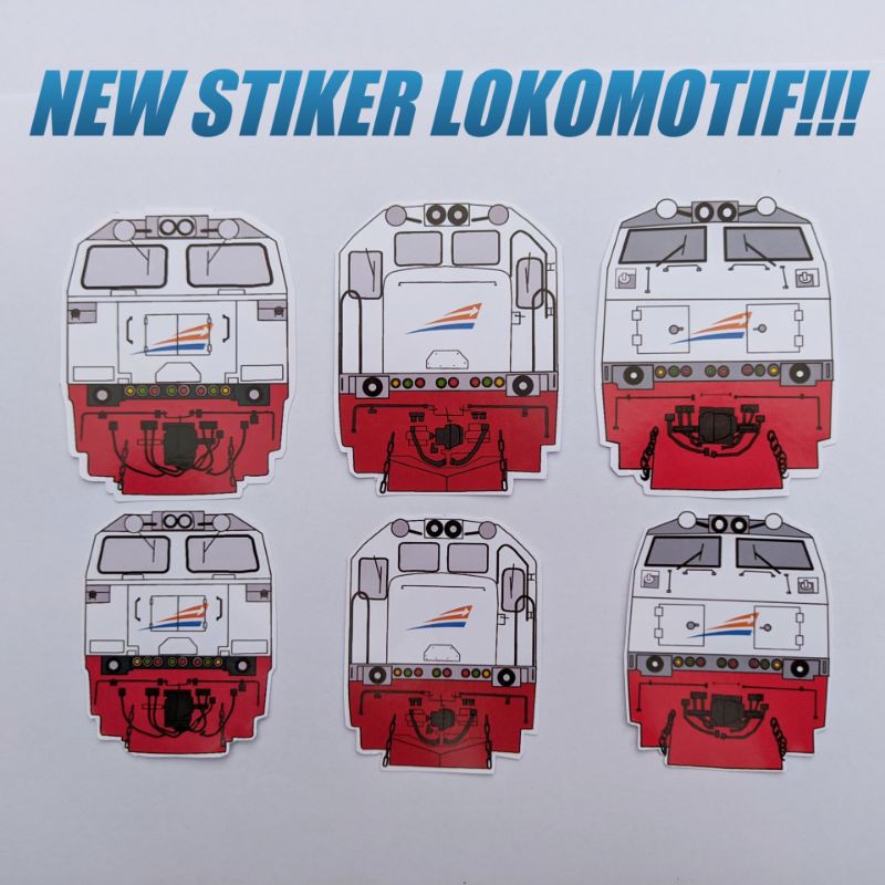 Jual Stiker Lokomotif Kereta Api Indonesia | Shopee Indonesia