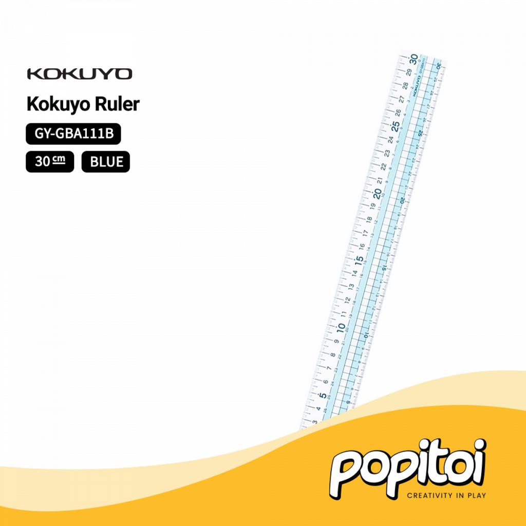 Jual KOKUYO R-PET Ruler Straight | Protractor Triangle Penggaris Busur ...