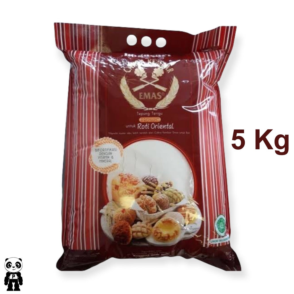 Jual Cakra Kembar Emas Roti Oriental 5Kg Tepung Terigu untuk Roti ...