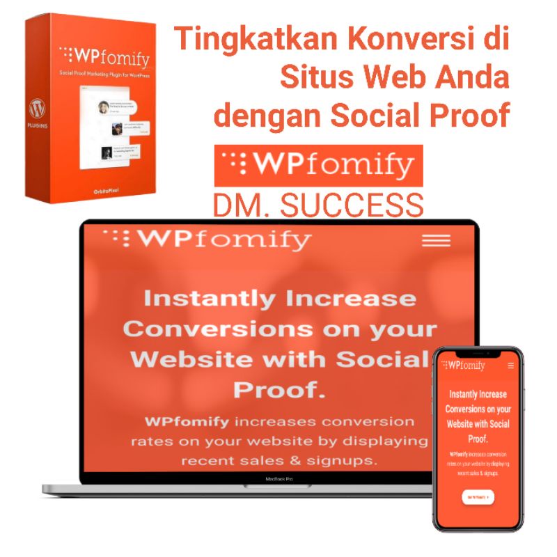 Jual WPFOMIFY SOCIAL PROOF WPfomify | Shopee Indonesia