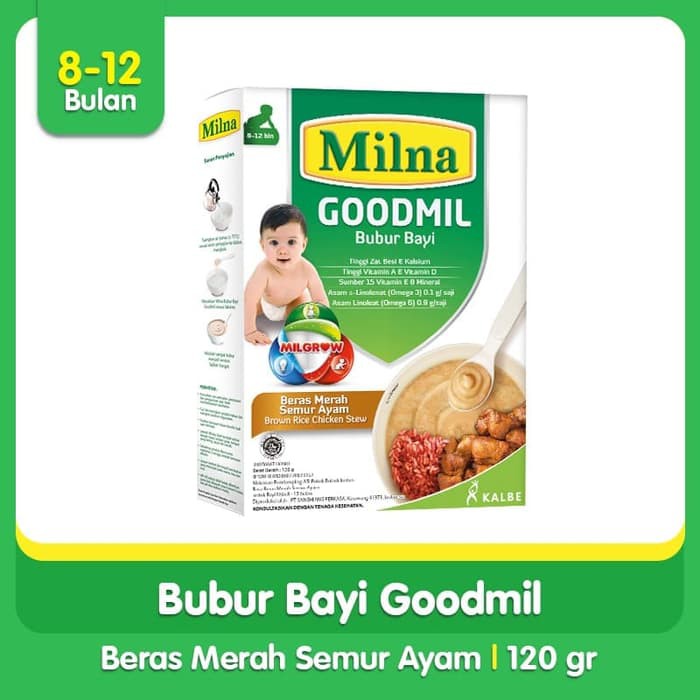 Jual Milna Goodmil Bubur Khusus Beras Merah Semur Ayam 100gr 8 ...