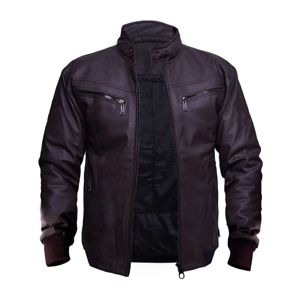 Jual Jaket Pria Terbaru Original Jaket Semi Kulit Jaket Motor Keren ...