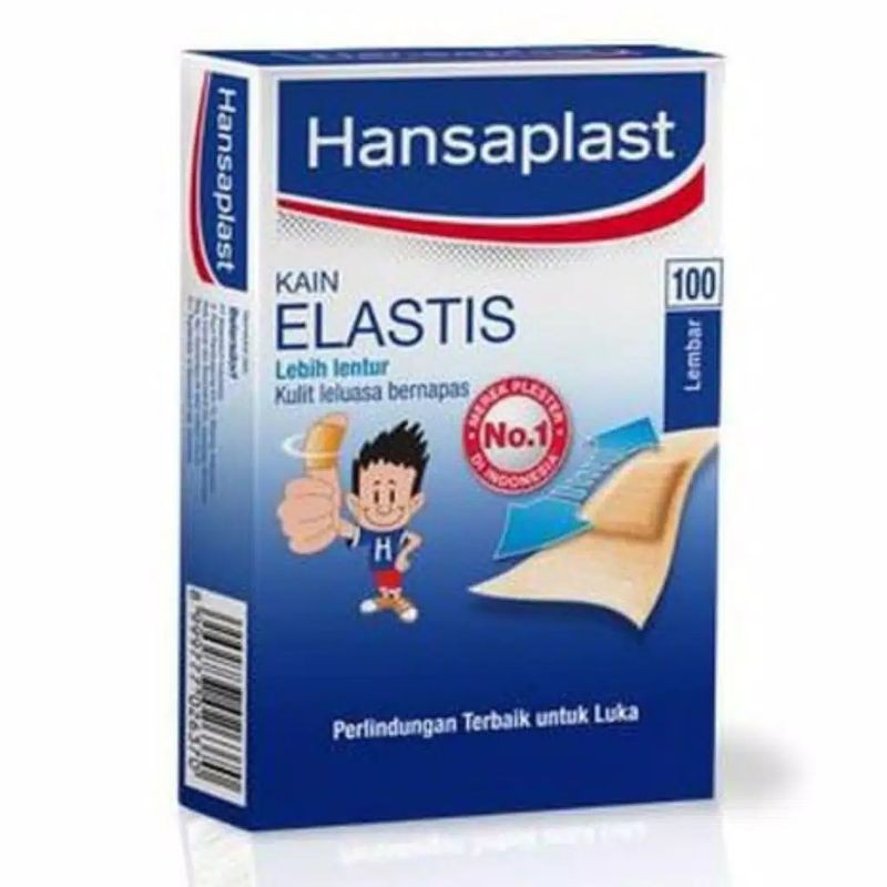 Jual hansaplast kain elastis 100 lembar ukuran standart | Shopee Indonesia