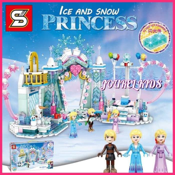 Jual Unik Mainan Lego Princess Frozen 2 Snow Ice Dream Brick Sy1457 ...