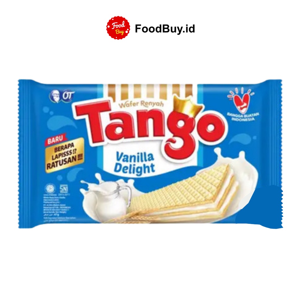 Jual Tango Wafer Vanilla Delight 47 gr | Shopee Indonesia