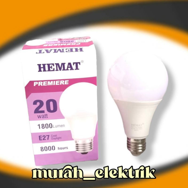 Jual (Murah)*Led Hemat Premier 5w 10w 15w 20w Putih/ lampu estika eco ...