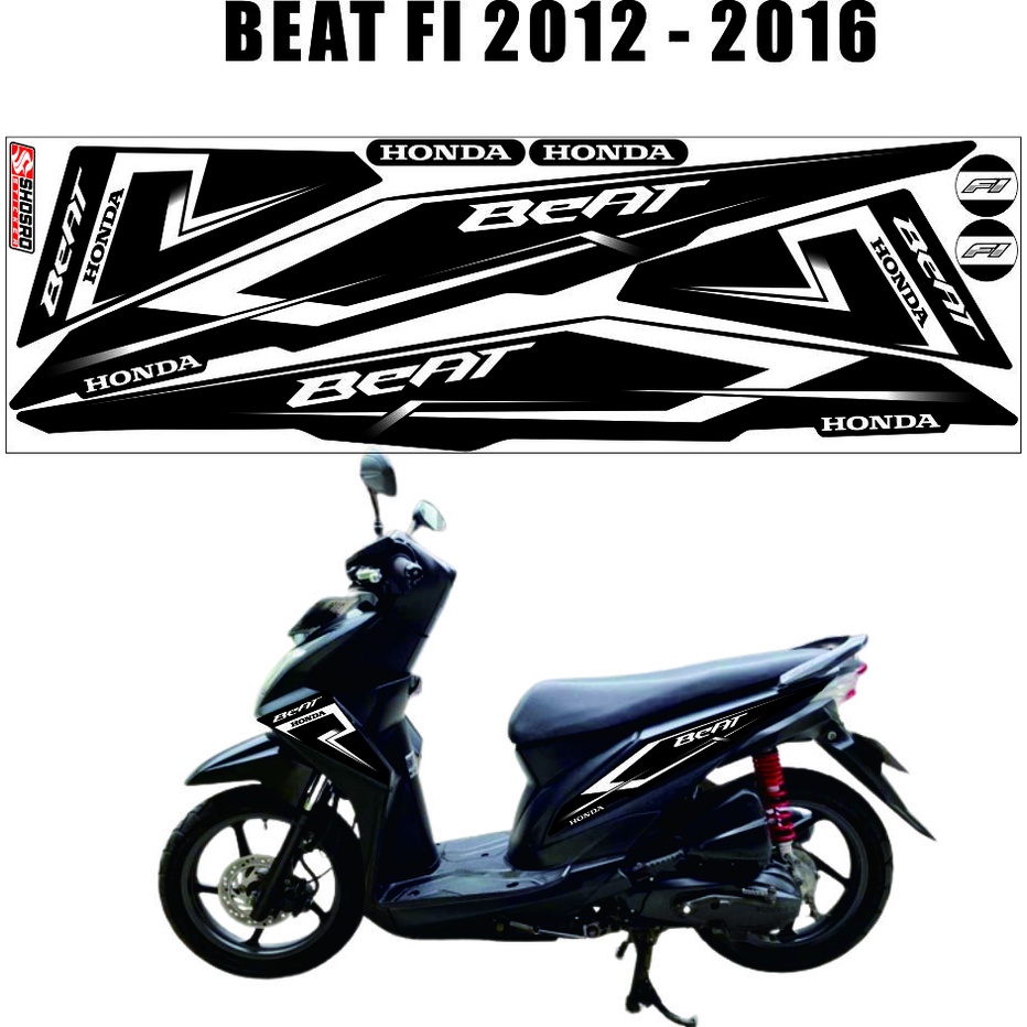 Jual STIKER STRIPING BEAT FI TAHUN 2012-2015 MOTOR HONDA BEAT FI ...