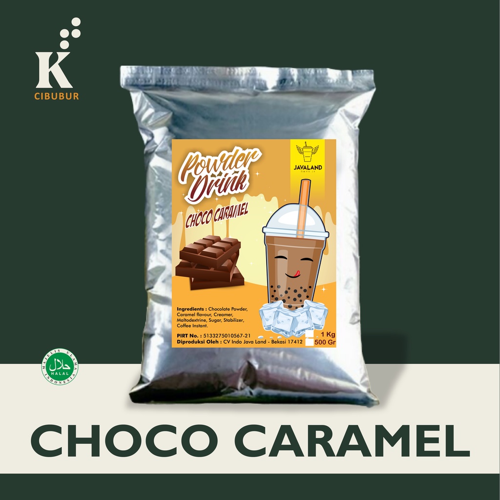 Jual Choco Caramel Bubuk Minuman Powder coklat Original Javaland 1kg ...