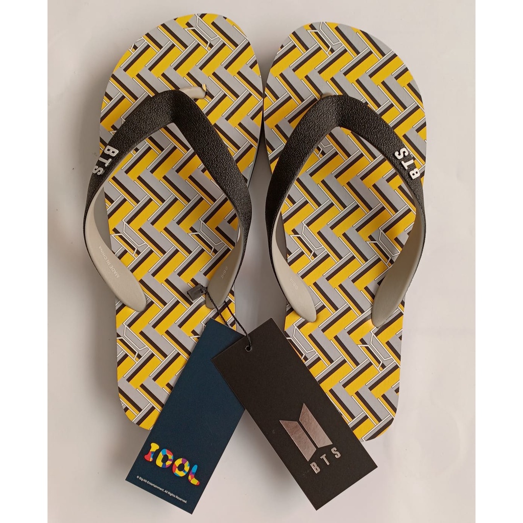 Jual Sandal BTS IDOL series High Quality Flip Flop Kekinian Korea ...
