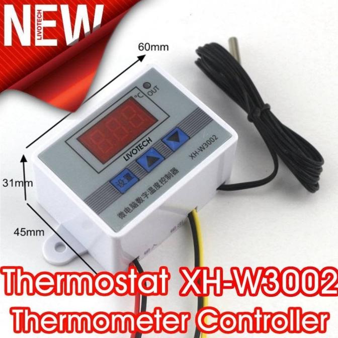 Jual Thermostat/Termostat Digital Xh-W3002 220V Ac Temperature Controller | Shopee Indonesia