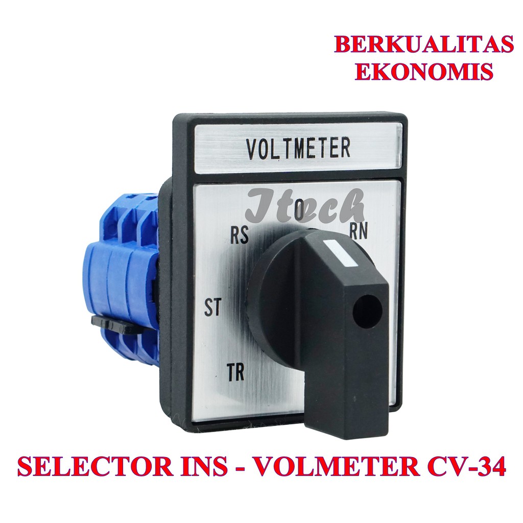 Jual SELECTOR SWITCH VOLTMETER CV34 / ROTARY SWITCH VOLTMETER INSCOM ...