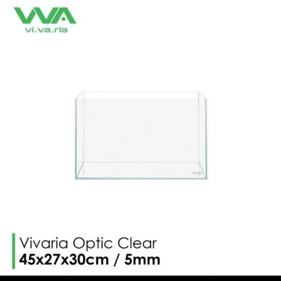 Jual Vivaria Aquarium Optic Clear 45 (45x27x30 cm) | Shopee Indonesia