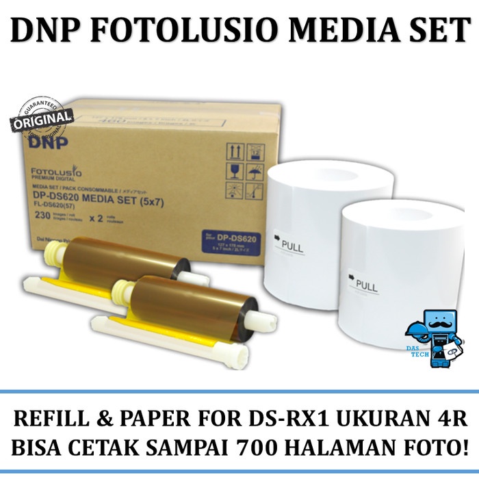 Jual Kertas Foto DNP Fotolusio For DS-RX1 ukuran 4R ( PER 1ROLL) | Shopee Indonesia
