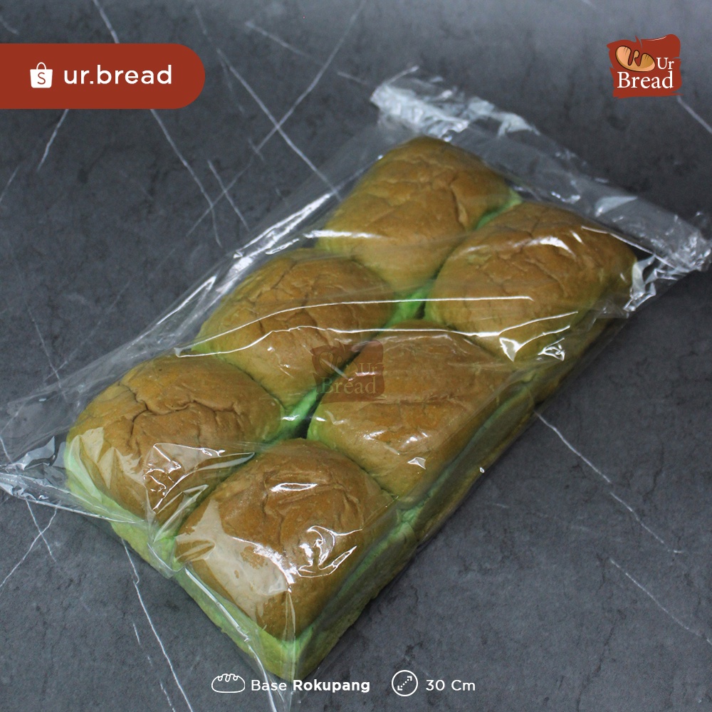 Jual Roti Kukus Panggang Hijau Ukuran 30cm isi 2 | Base Rokupang Hijau ...