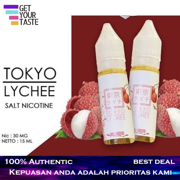 Jual Liquid Tokyo Lychee Salt by Public Distribution - Saltnic - 30mg ...