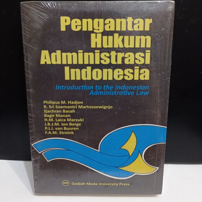 Jual Buku Pengantar Hukum Administrasi Indonesia. By. Philipus M. Hadjon | Shopee Indonesia