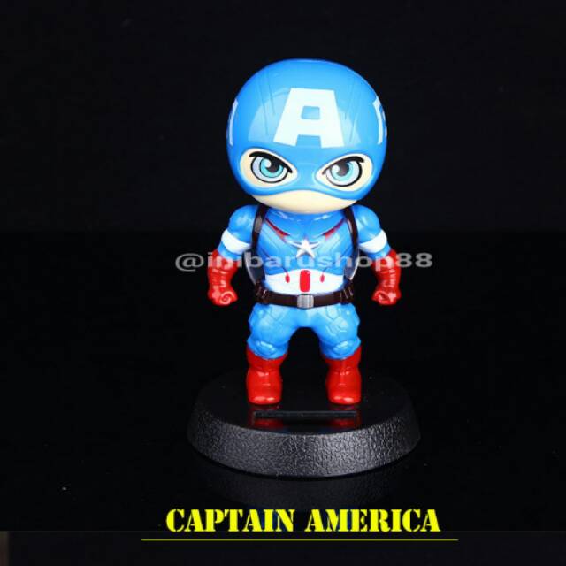 Jual Action Figure Captain America/Boneka Solar Captain America/Swing ...