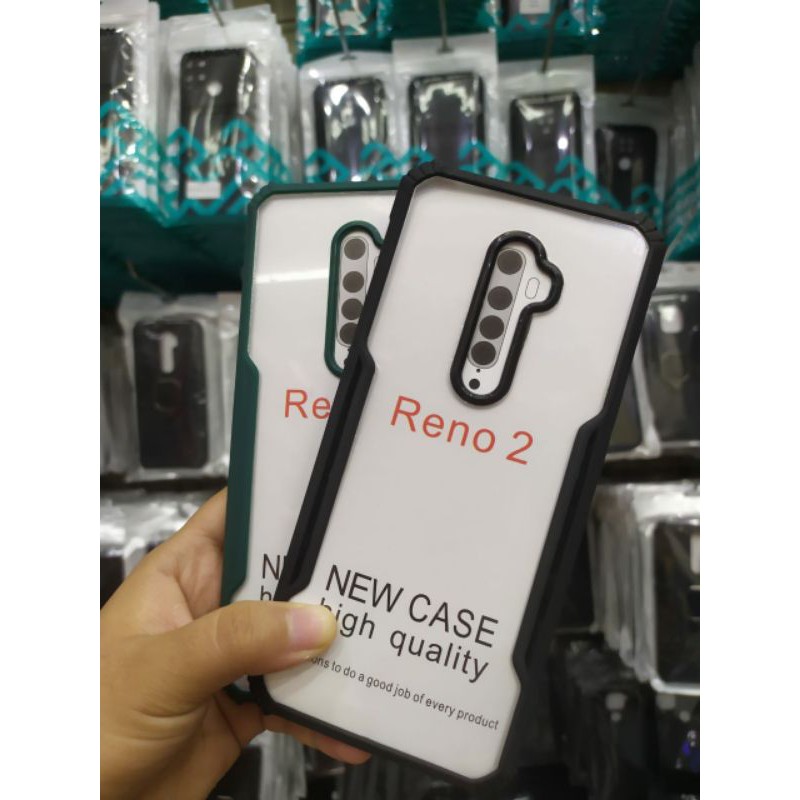 Jual OPPO RENO 2F/2Z Casing Ipaky Case Armor Shield Bumper Transparan Clear Original Anti Shock ...