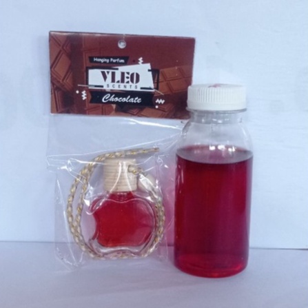Jual paket parfum mobil vleo + refill 100ml aroma coklat | Shopee Indonesia