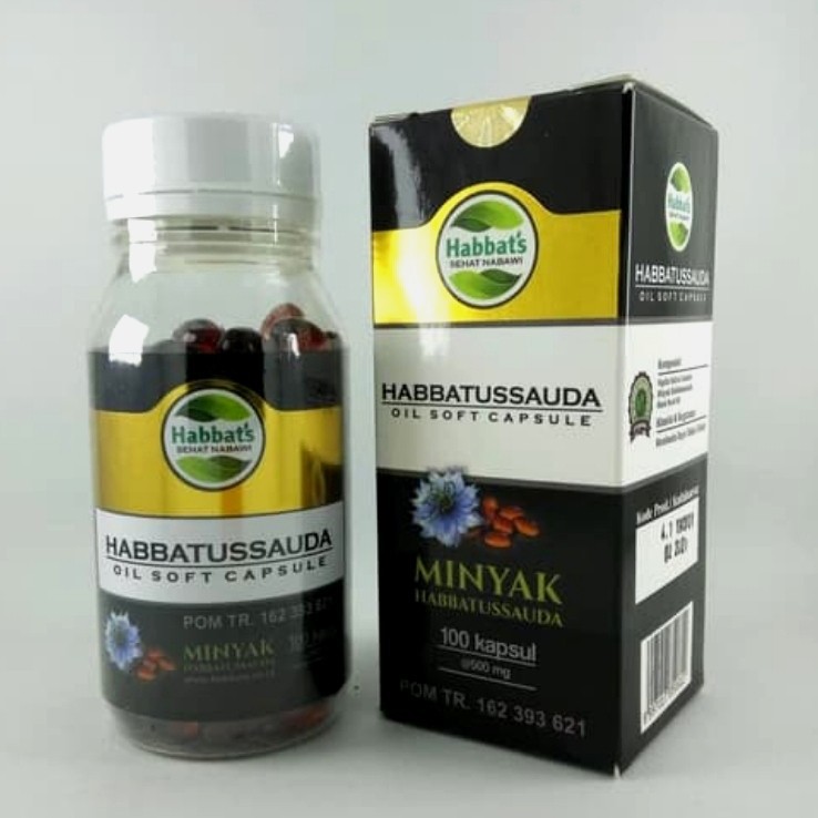 Jual Habbatussauda SoftGel Soft Gel Habbats ISI 100 Kapsul | Shopee ...