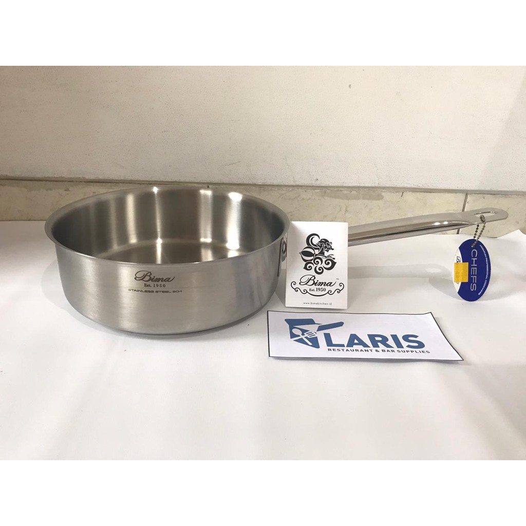 Jual Bima Chef Saute Pan 20 cm (Tanpa Tutup) / Panci Bima Stainless ...