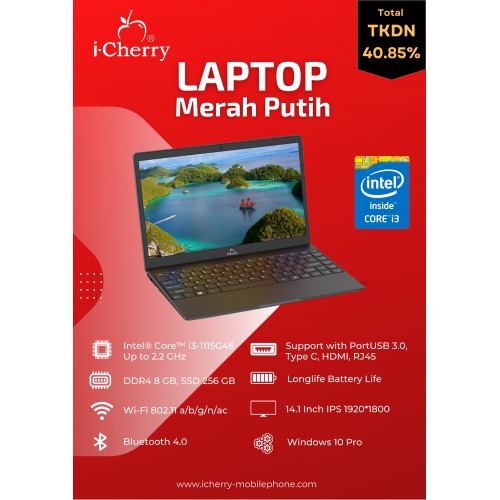 Jual Laptop Merah Putih core i3 8GB, 256GB | Shopee Indonesia
