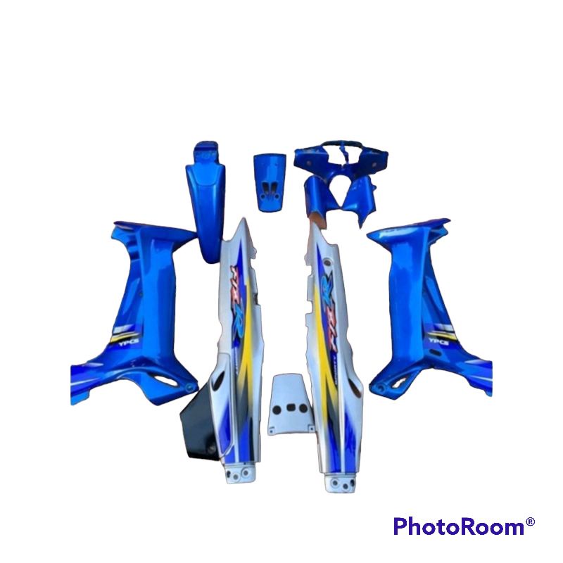 Jual body samping fiz r force warna biru silver | Shopee Indonesia