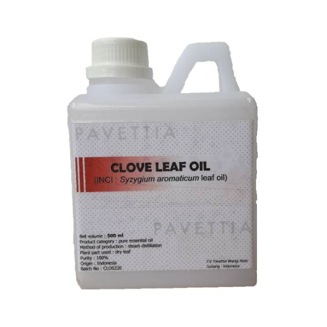Jual 500 ml - Clove leaf essential oil / minyak atsiri daun cengkeh (kemasan derigen) | Shopee ...