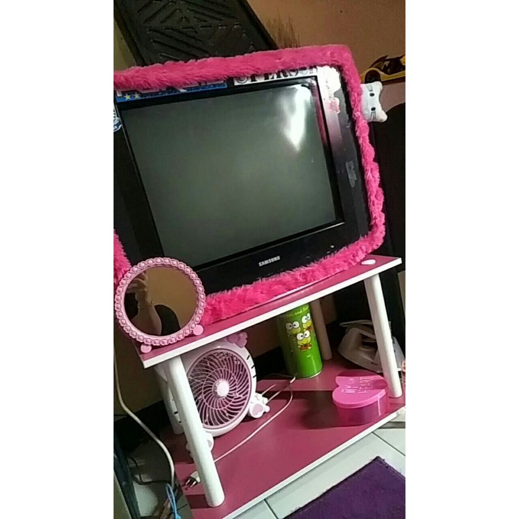 Jual Rak tv TV meja tv aquarium printer dispenser 2 tingkat serbaguna ...