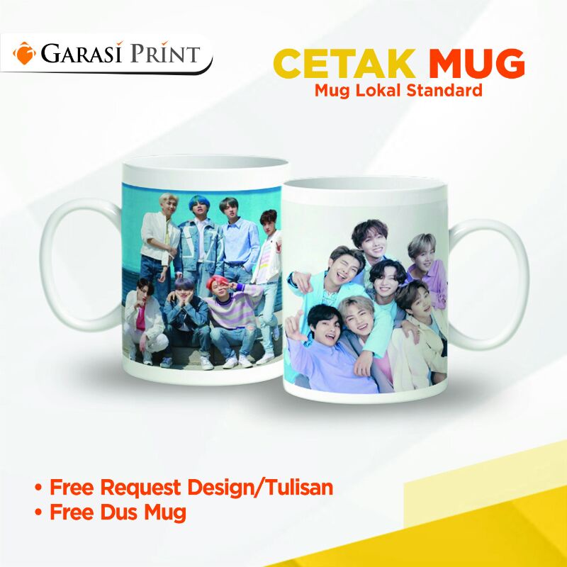 Jual Mug custom/foto logo nama mug custom / souvenir mug custom/print ...