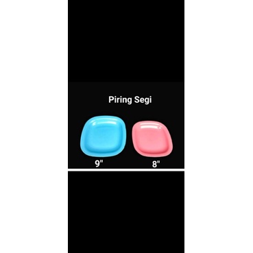 Jual piring segi 9 warna (ns) 1=6bj | Shopee Indonesia