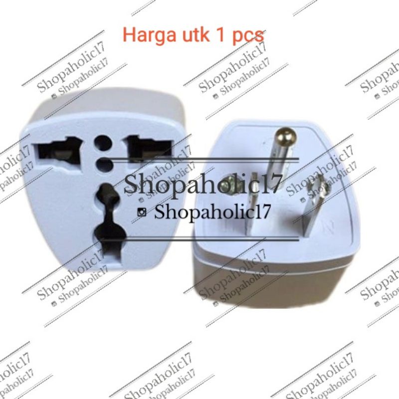 Jual Travel Adapter USA Canada US Plug Male 3 pins to Universal female ...