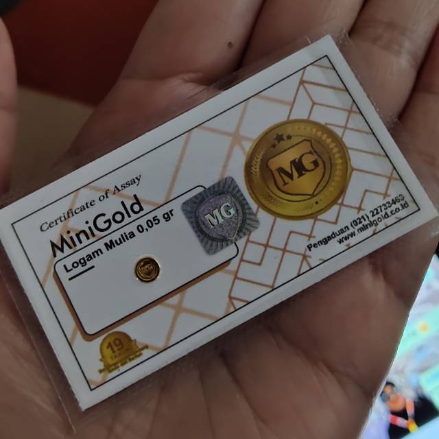 Jual Minigold 0,05gr kemasan klasik & eksklusif | Shopee Indonesia