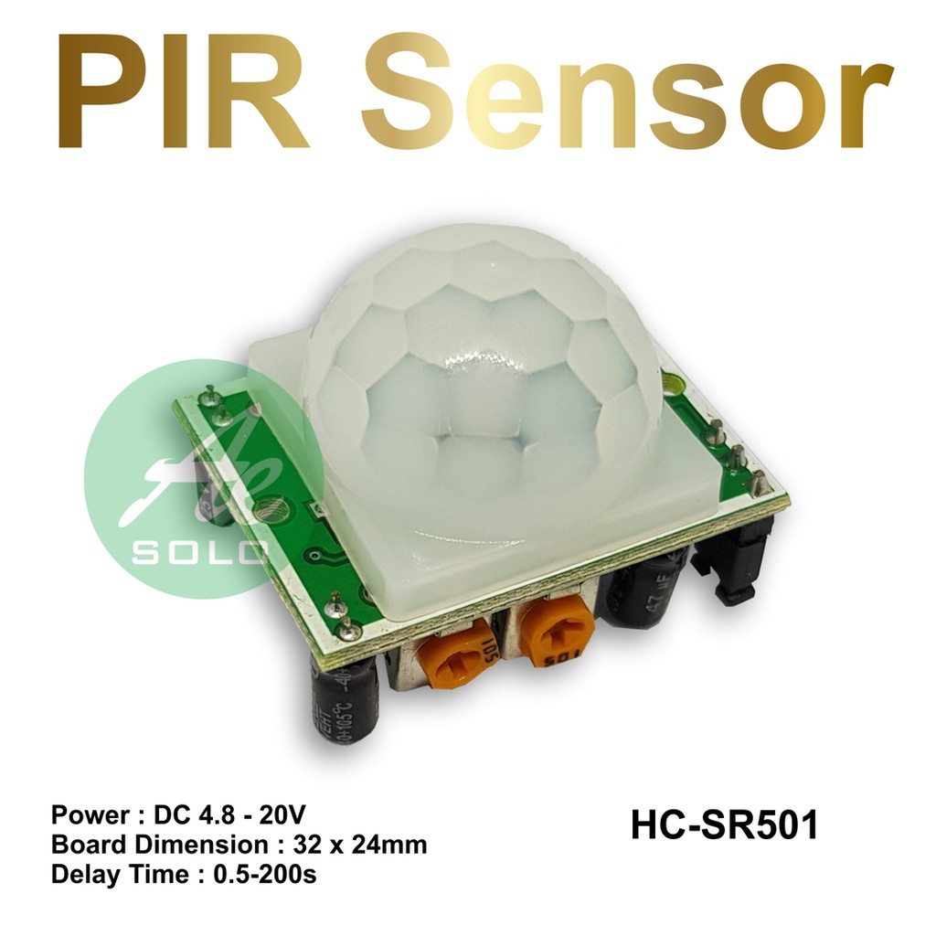 Jual Sensor Gerak (Peer Sensor) HC-SR501 | Shopee Indonesia