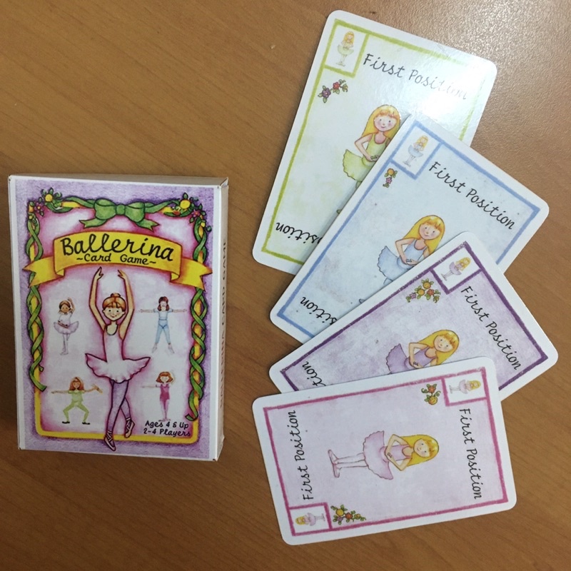 Jual Card game Ballerina kartu mainan ballet flashcard poker remi ...