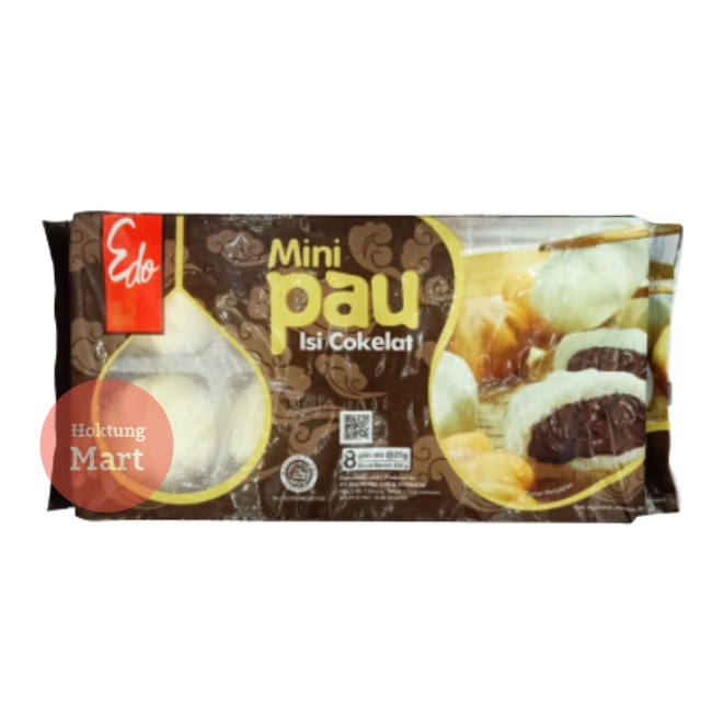 Jual Edo Mini Pao Isi Cokelat 200gr Bakpau Coklat Beku / Frozen ...