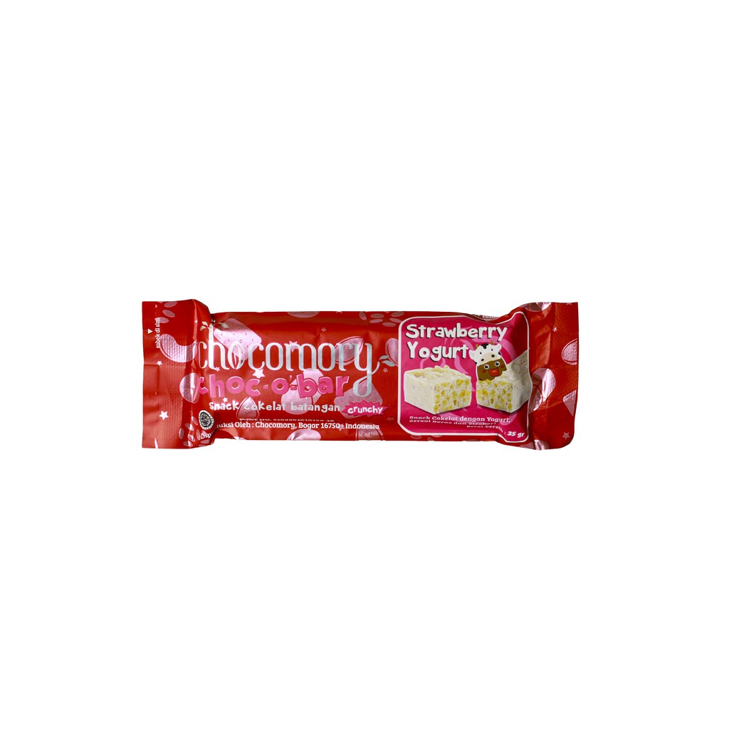 Jual Chocomory Mini Choco Bar Strawberry Yogurt 35g | Shopee Indonesia