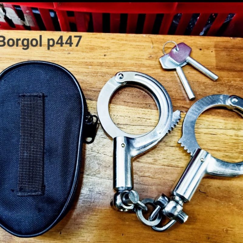 Jual [BORGOL INDIA] Borgol Tangan Besi Import/ Borgol Tangan Polisi ...