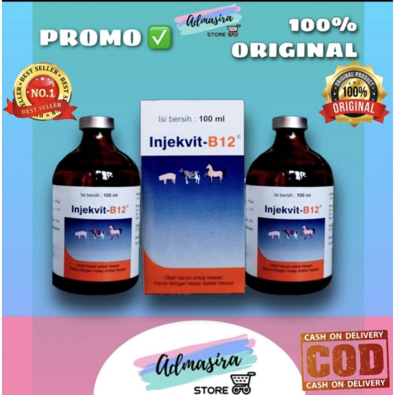 Jual INJEKVIT B12 100 ml MEDION obat B12 untuk anemia dan nafsu makan ...