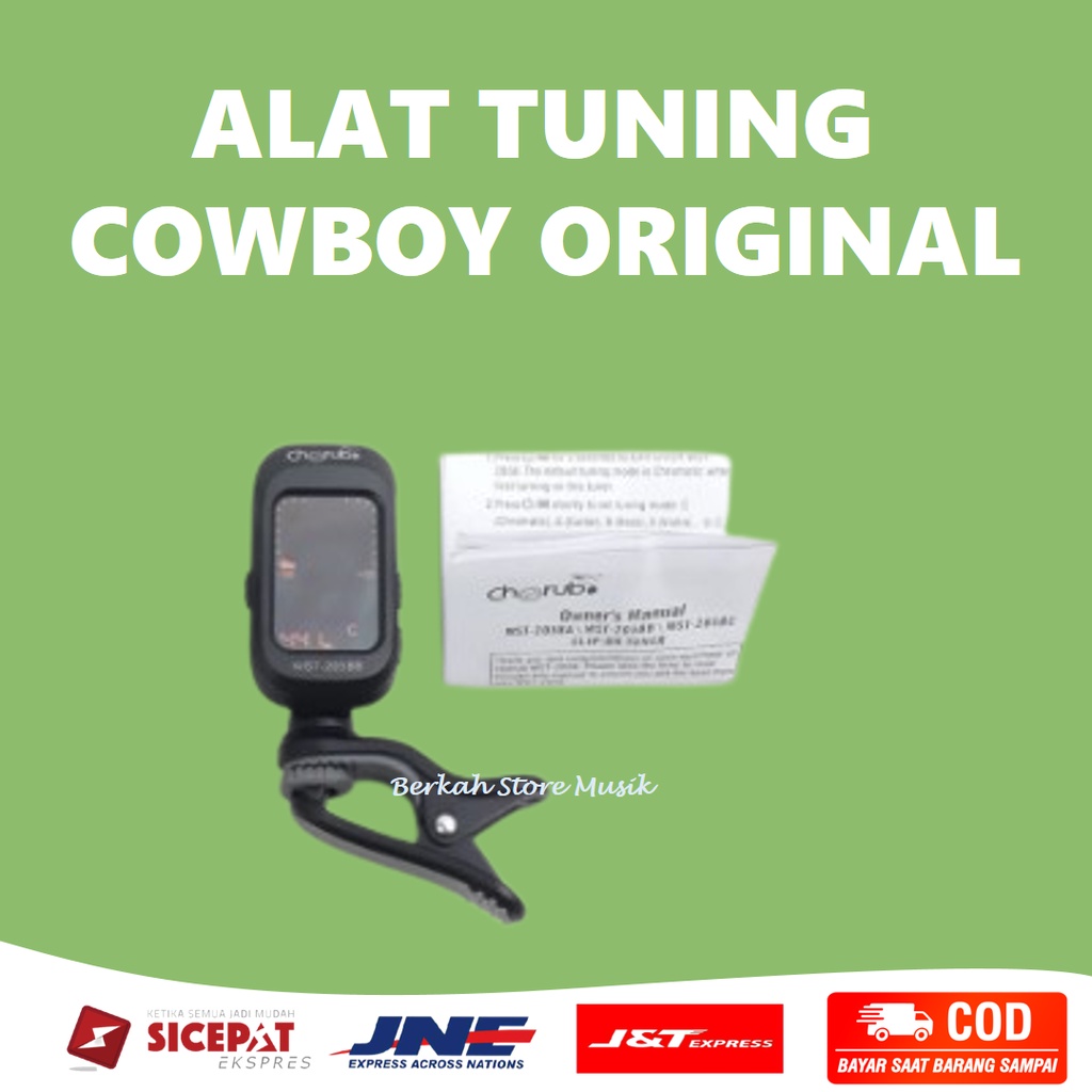 Jual Alat Tuning Gitar Merk Cowboy Original Clip On Tuner | Shopee ...