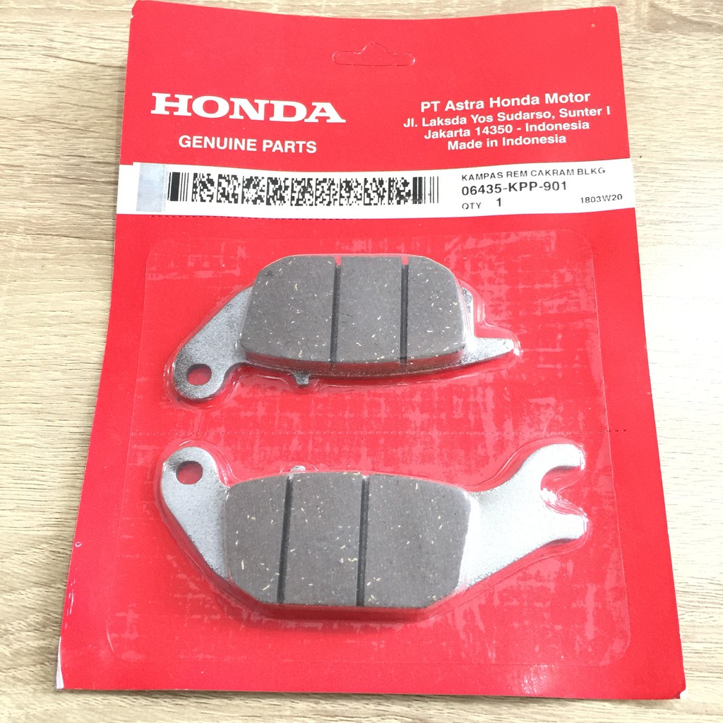 Jual Dispad Set Kampas Rem Belakang SUPRA X 125 & TIGER ORI AHM 06435KPP901 | Shopee Indonesia