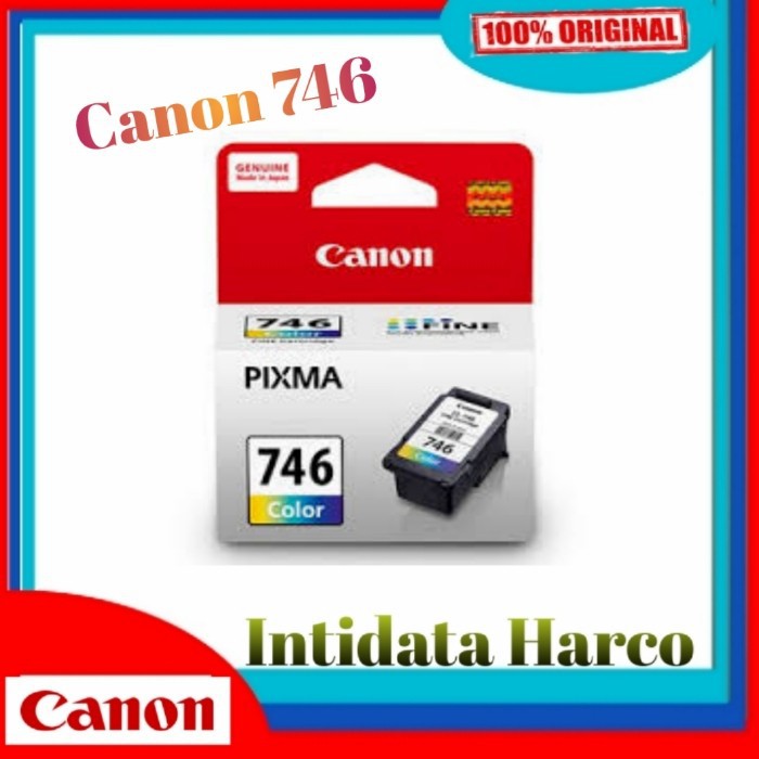 Jual CARTRIDGE CANON CL 746 COLOR ORIGINAL 100% CL746 CL-746 WARNA ...