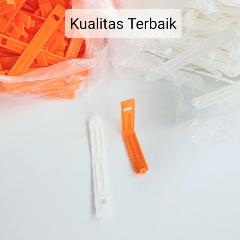 Jual Klip Roti Tawar Snack Jepit Clipper Plastik 1000pcs Penjepit ...
