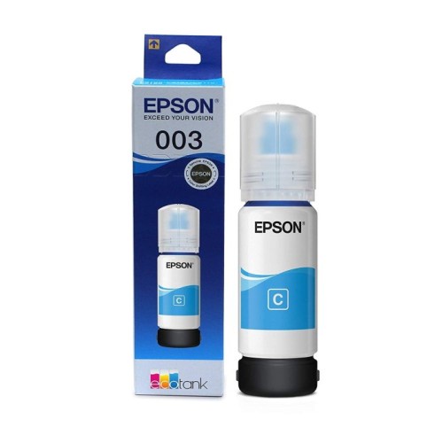 Jual Tinta Epson Original Epson T003 Cyan untuk Epson L1110 L3110 L3150 ...