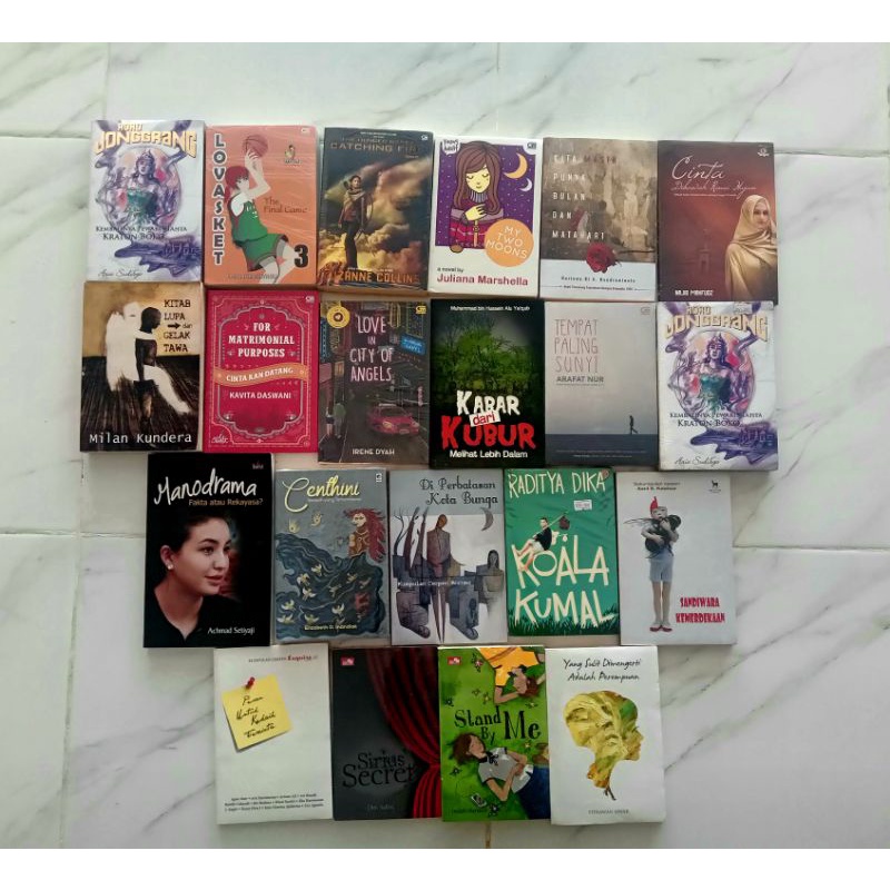 Jual BUKU NOVEL REMAJA | NOVEL DEWASA | CERPEN | NOVEL ROMANTIS | NOVEL SASTRA | Shopee Indonesia