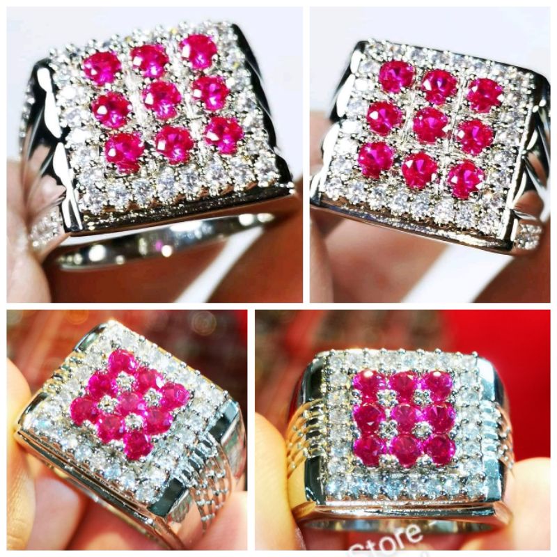 Jual Batu Cincin Red Ruby Birma Plus Ring Top Colour Hot Luster ...