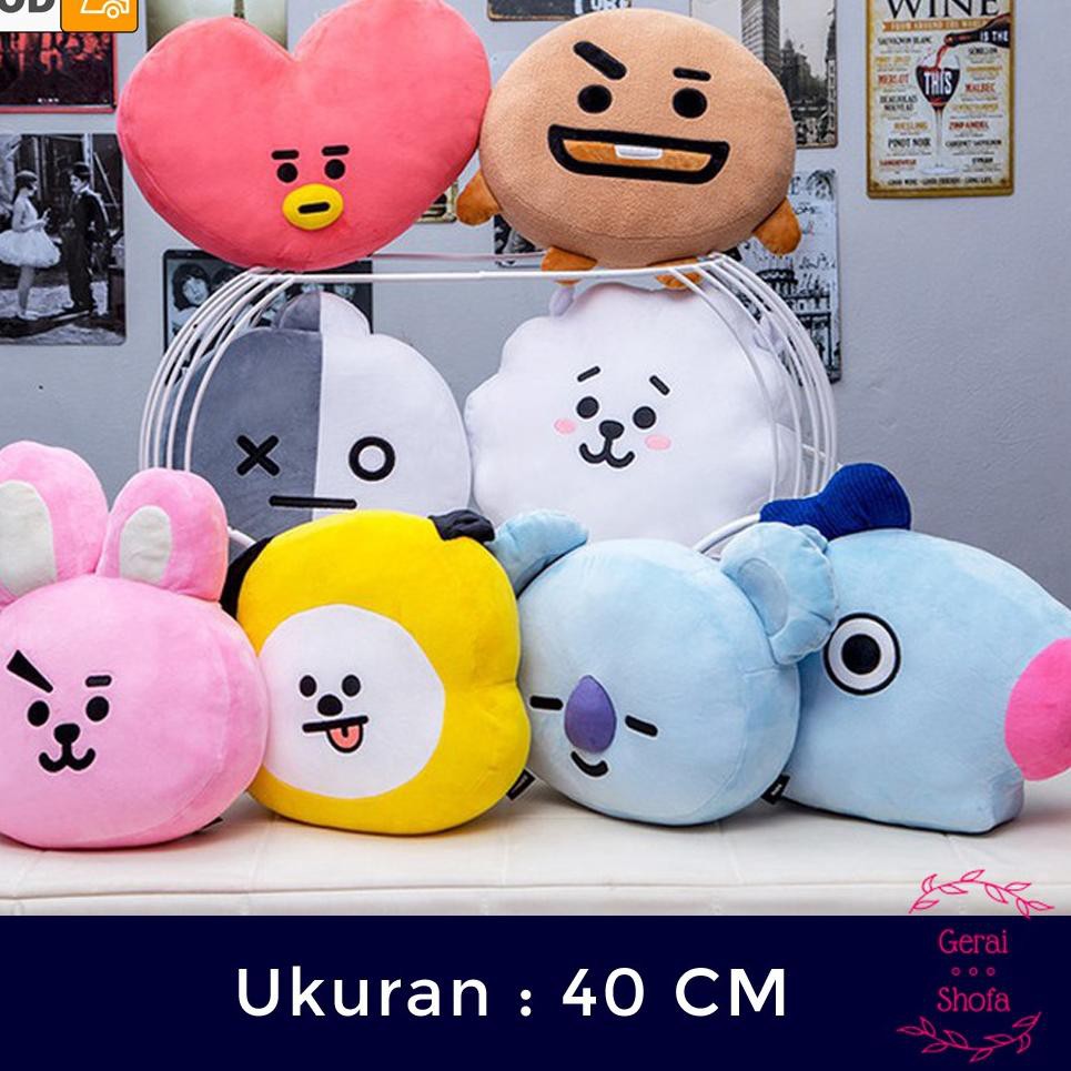 Jual Sᗴdang dίskon Bantal Boneka BT21 BTS Unofficial Tata Chimmy Rj ...