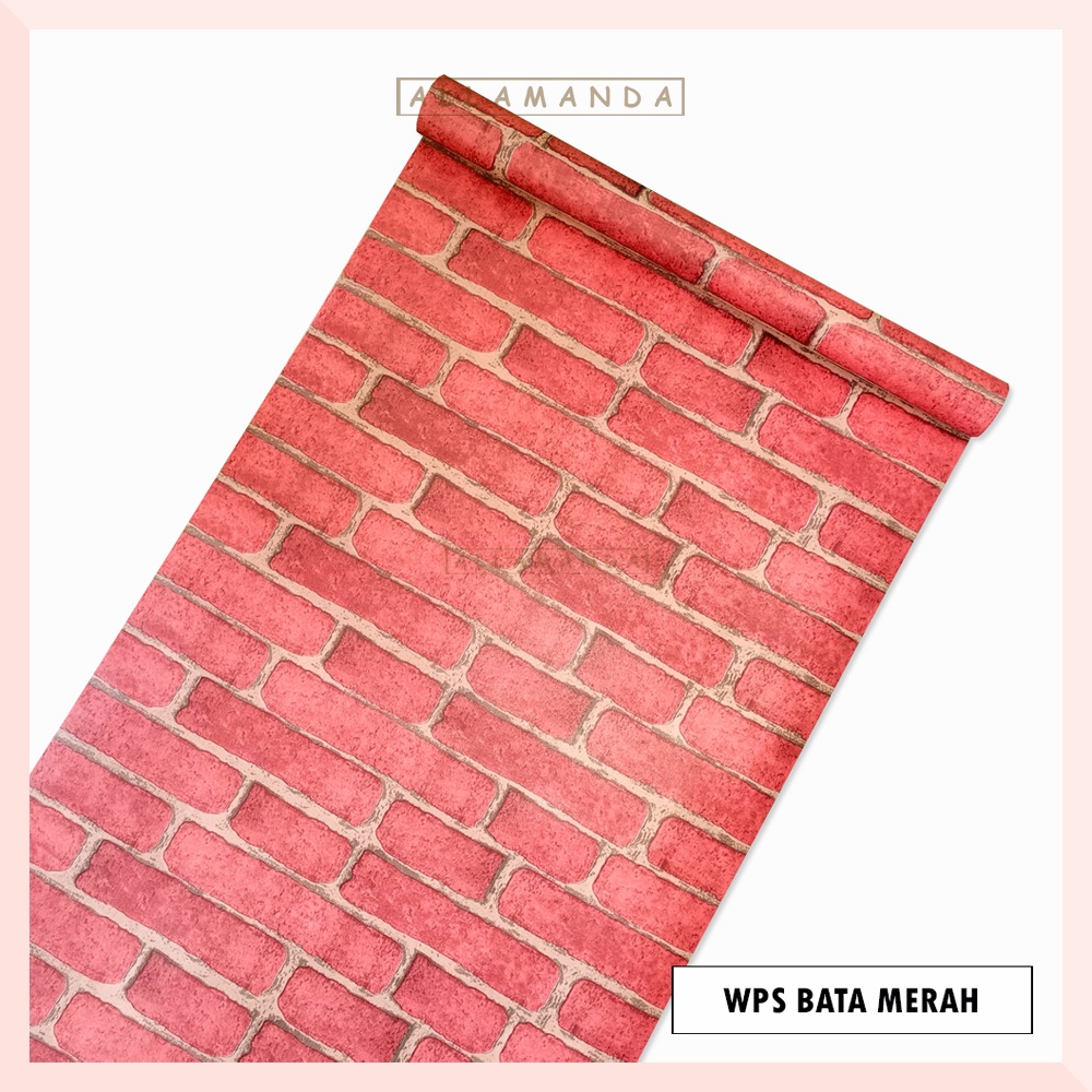 Jual Wallpaper Stiker Motif Bata Keramik Dekorasi Dapur Ruang Tamu Cafe ...