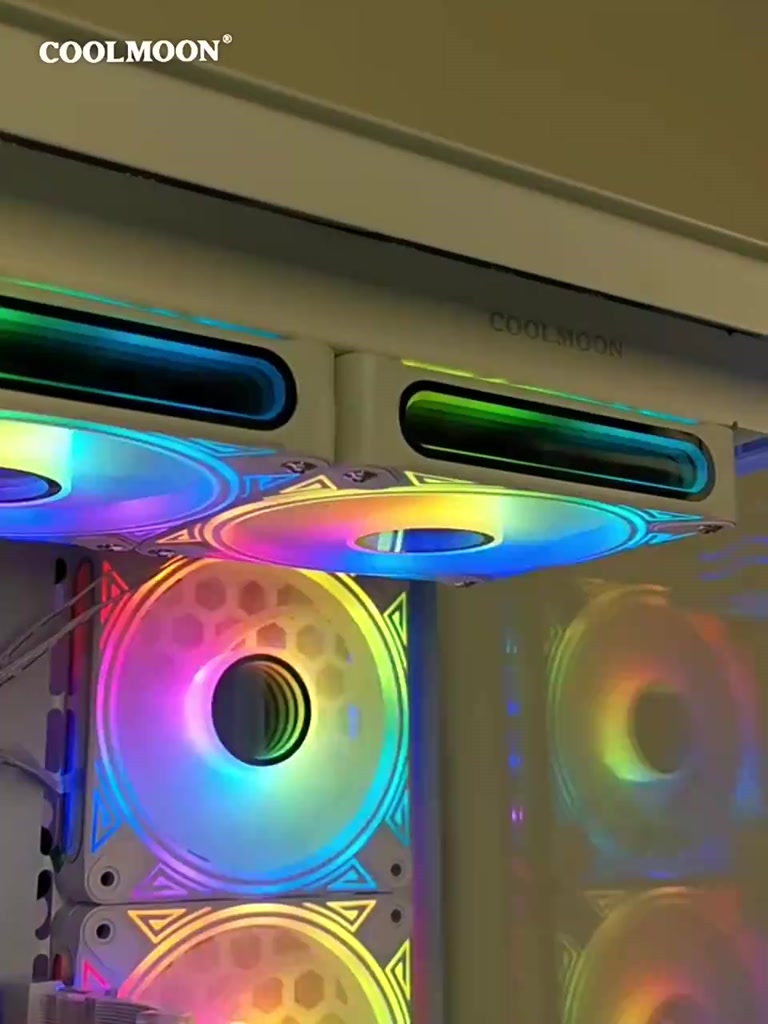 Jual COOLMOON FAN CASING ARGB DRAGON MIRROR DM1 12CM kipas ARGB PWM ...